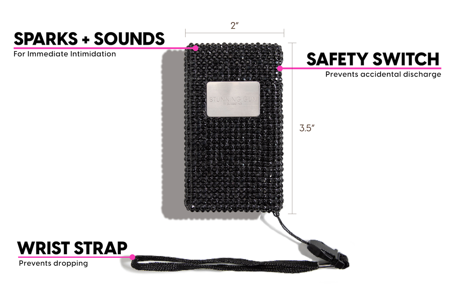 High Voltage Stun Gun | Self-Defense Products for Women – Blingsting.com