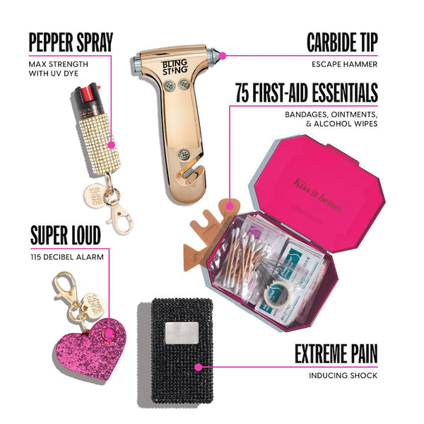 Every Girl's Essentials Safety & Survival Gift Set – Blingsting.com