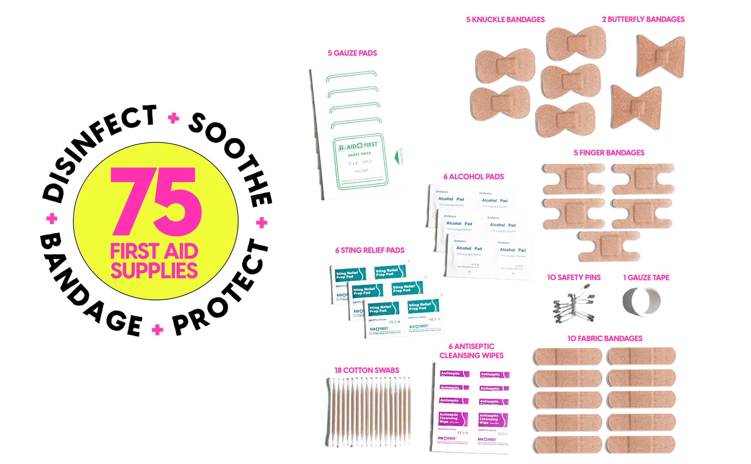 First-Aid Kit for Women's Emergency Self Defense – blingsting.com